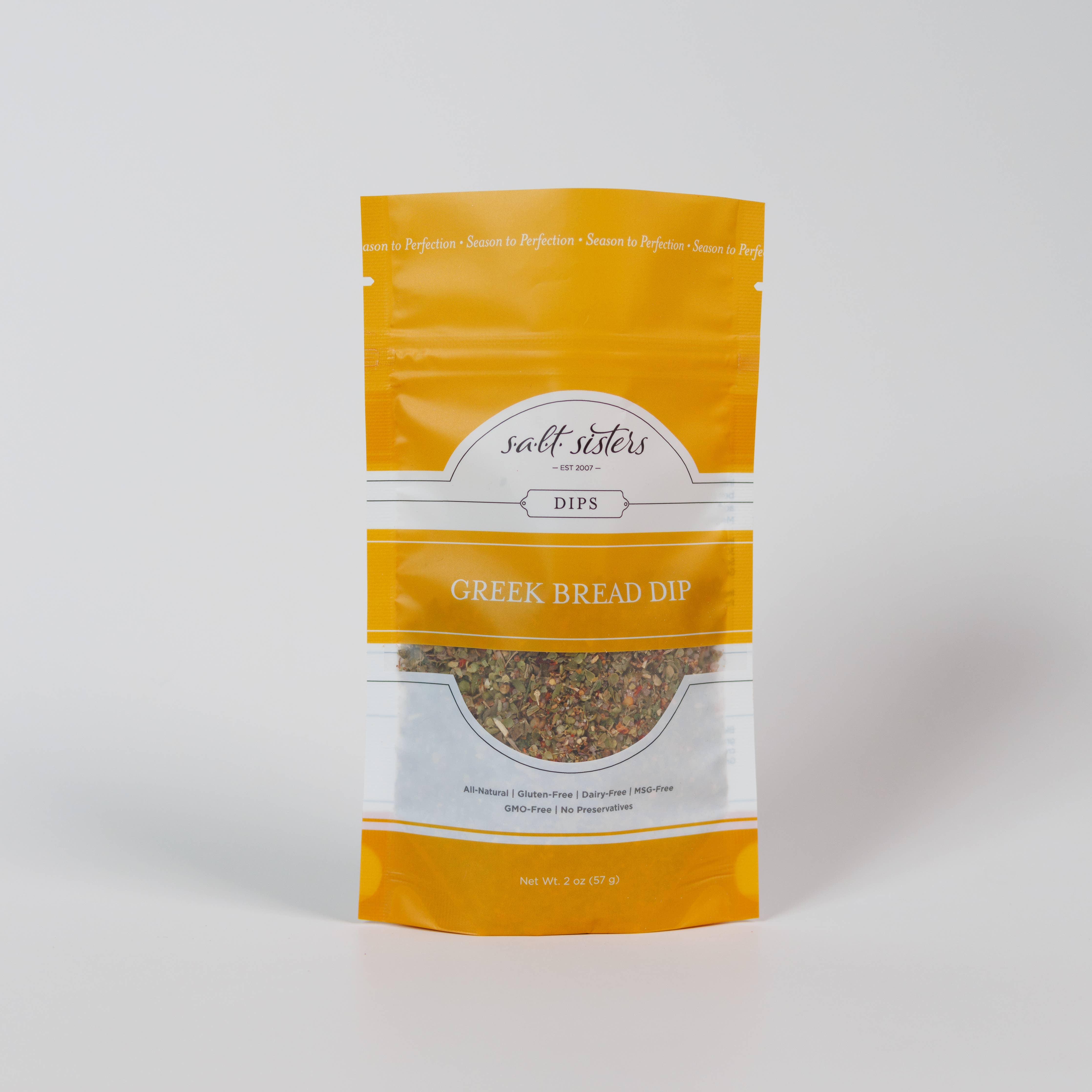 Dip Seasoning Mix - Greek Bread Dip - Packaged Weights – Home Arts